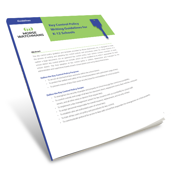 Key Contol Policy Writing Guidelines for K-12 Schools